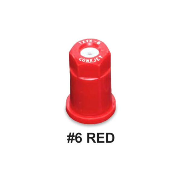 SWISSMEX - TeeJet CONEJET RED CERAMIC SPRAY TIP #6 - INDUSTRIAL SURFACE ...